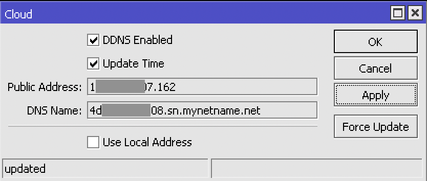 Dynamic Public IPv4 Solution using IP Cloud - Nest Wireless
